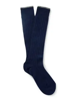 Men's Blue Socks