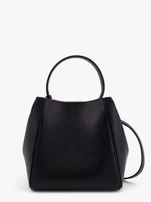 Tory Burch Mcgraw Small Leather Bucket Bag - Black