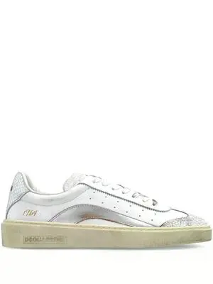 Dsquared2 Rider Metallic Leather Low-top Sneakers