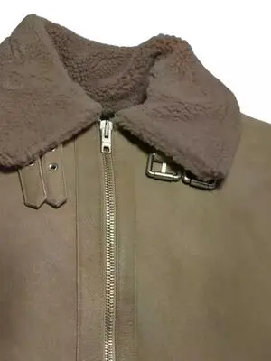 DFOUR Zip-up Suede Jacket