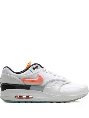 Nike Air Max 1 Sneakers - White/hyper Crimson/black