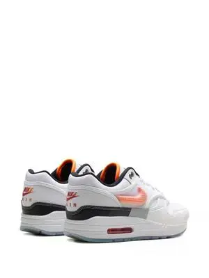 Nike Air Max 1 Sneakers - White/hyper Crimson/black