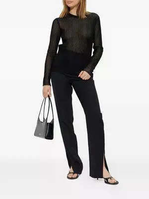 Helmut Lang Ribbed Long-sleeve Top