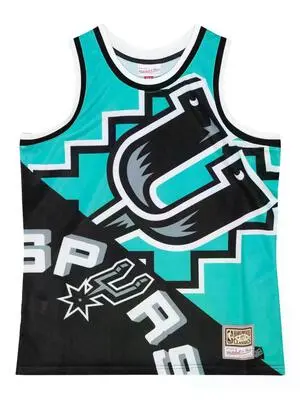Mitchell & Ness Nba San Antonio Spurs Big Face 5.0 Tank Top - Green