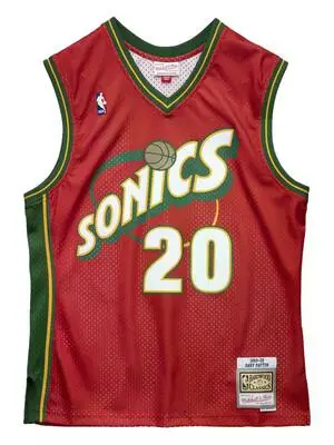 Mitchell & Ness X Nba Seattle Supersonics 1999 Gary Payton Swingman Tank Top - Red
