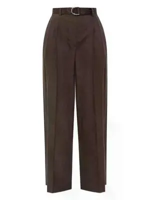 Helmut Lang High-waisted Belted Trousers