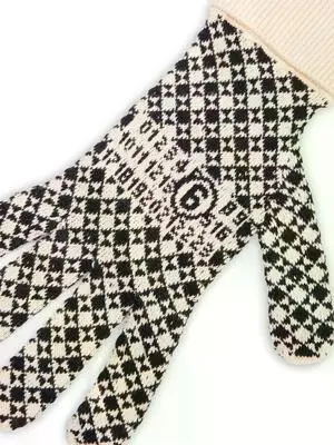 MAISON MARGIELA Intarsia-knit Gloves