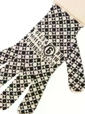 MAISON MARGIELA Intarsia-knit Gloves