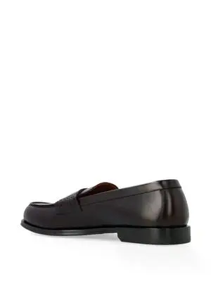 Dsquared2 Leather Penny Loafers
