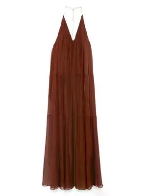 Flowy Open Back Maxi Dress