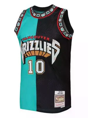 Mitchell & Ness X Nba Vancouver Grizzlies 2000 Mike Bibby Split Swingman Tank Top - Black