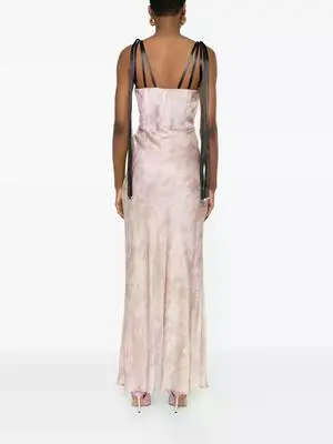 Pinko Satin Maxi Dress