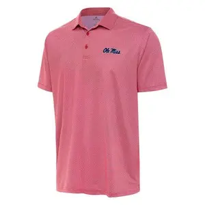 ANTIGUA Red/ Ole Miss Rebels Rings Polo