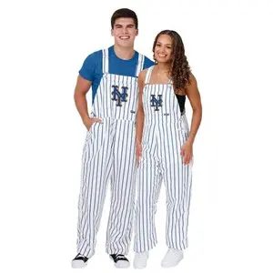 FOCO Pinstripe Bib Overalls