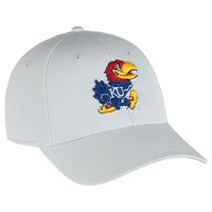 AHEAD Kansas Jayhawks Stratus Aerosphere Adjustable Cap - Stone