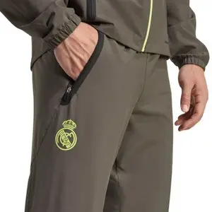 Adidas Real Madrid 2025/26 Tiro Vis Tech Travel Pants - Olive