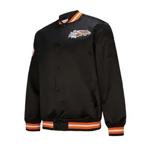 Mitchell & Ness Cincinnati Bengals Satin Full-snap Jacket