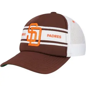 Mitchell & Ness San Diego Padres Sideline Trucker Adjustable Hat - Brown