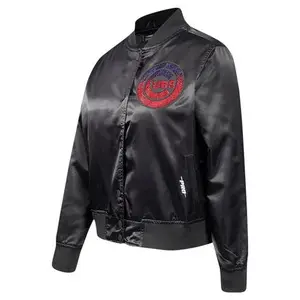 PRO STANDARD Chicago Cubs Rhinestone Satin Jacket