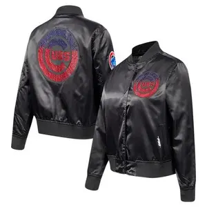 PRO STANDARD Chicago Cubs Rhinestone Satin Jacket