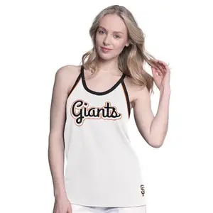 G-III 4HER BY CARL BANKS San Francisco Giants Curveball Tank Top - White