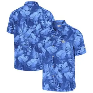 Tommy Bahama Kentucky Wildcats Coast Nuevo Fronds Button-up Shirt - Blue