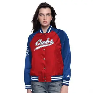 STARTER Chicago Cubs Home Run Varsity Jacket