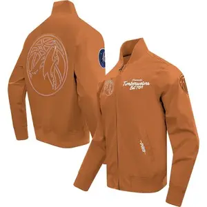 PRO STANDARD Minnesota Timberwolves Full-zip Jacket - Brown