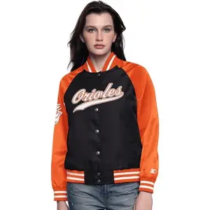 STARTER Baltimore Orioles Home Run Varsity Jacket