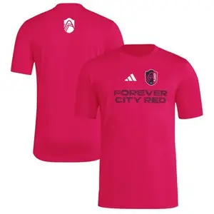 Adidas Pink St. Louis City Sc 2025 Jersey Hook Aeroready T-shirt - Red