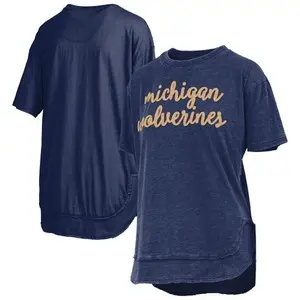 PRESSBOX Michigan Wolverines Poncho T-shirt