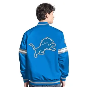 STARTER Detroit Lions Scout Varsity Jacket
