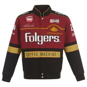 JH DESIGN Tim Richmond Folgers Twill Uniform Full-snap Jacket