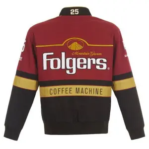JH DESIGN Tim Richmond Folgers Twill Uniform Full-snap Jacket