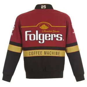 JH DESIGN Tim Richmond Folgers Twill Uniform Full-snap Jacket