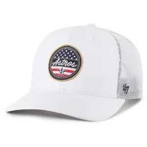 '47 Houston Astros Homage Adjustable Trucker Hat - White