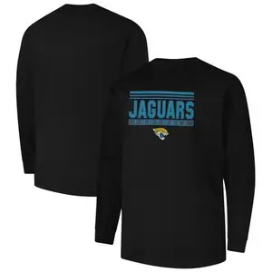 Profile Jacksonville Jaguars Big & Tall Pop Long Sleeve T-shirt - Black