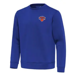 ANTIGUA New York Knicks Relevant Pullover Sweatshirt
