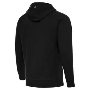 ANTIGUA Minnesota Vikings Brushed Carbon Victory Pullover Hoodie - Black