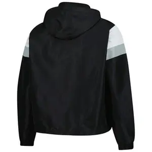 Profile Chicago Cubs Quarter-zip Anorak Hooded Jacket