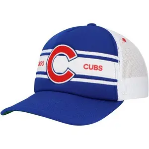 Mitchell & Ness Chicago Cubs Sideline Trucker Adjustable Hat - Royal