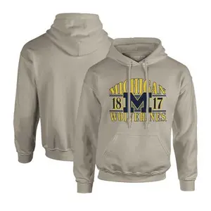 IMAGE ONE Michigan Wolverines Upper Arch Letters Pullover Hoodie