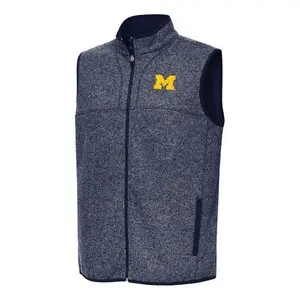 ANTIGUA Michigan Wolverines Fortune Full-zip Vest