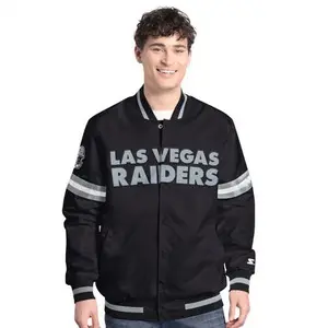 STARTER Las Vegas Raiders Scout Varsity Jacket