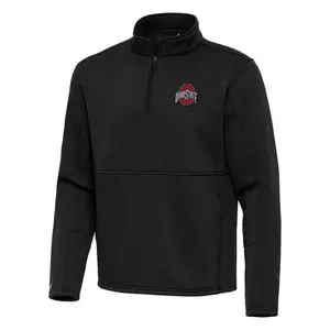 ANTIGUA Ohio State Buckeyes Twist Quarter-zip Pullover Jacket