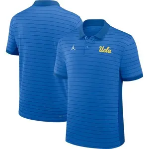 JORDAN BRAND Ucla Bruins 2025 Early Season Coaches Sideline Victory Stripe Performance Polo - Blue