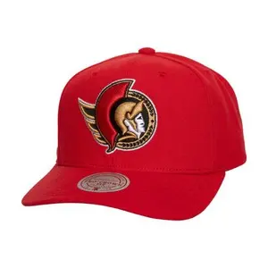 Mitchell & Ness Ottawa Senators Core Team Ground Pro Adjustable Cap - Red