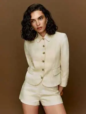 REFORMATION Linen Two-piece Set
