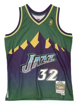 Mitchell & Ness Nba Utah Jazz 1996 Karl Malone Reload Swingman Tank Top - Green