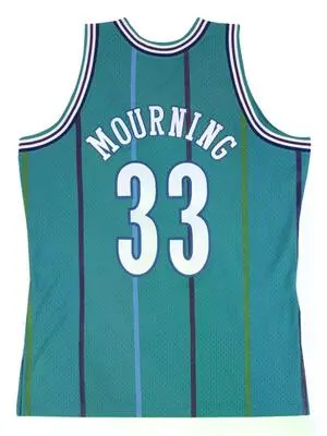Mitchell & Ness Nba Hornets 92 Alonzo Mourning Swingman Road Tank Top - Blue